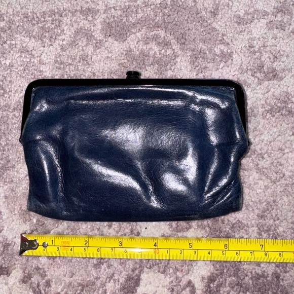 HOBO | Bags | Hobo Navy Blue Small Leather Coin Purse Wallet | Poshmark